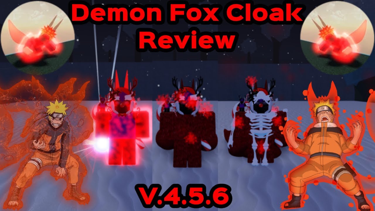 (Roblox) Ninja Tycoon Demon Fox Cloak Review UPDATED V.4.5.6 - YouTube