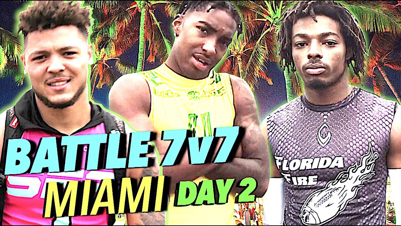 🔥🔥 Day 2 Action | Battle Miami 7v7 | Nothing But HEAT !! Action Packed ...