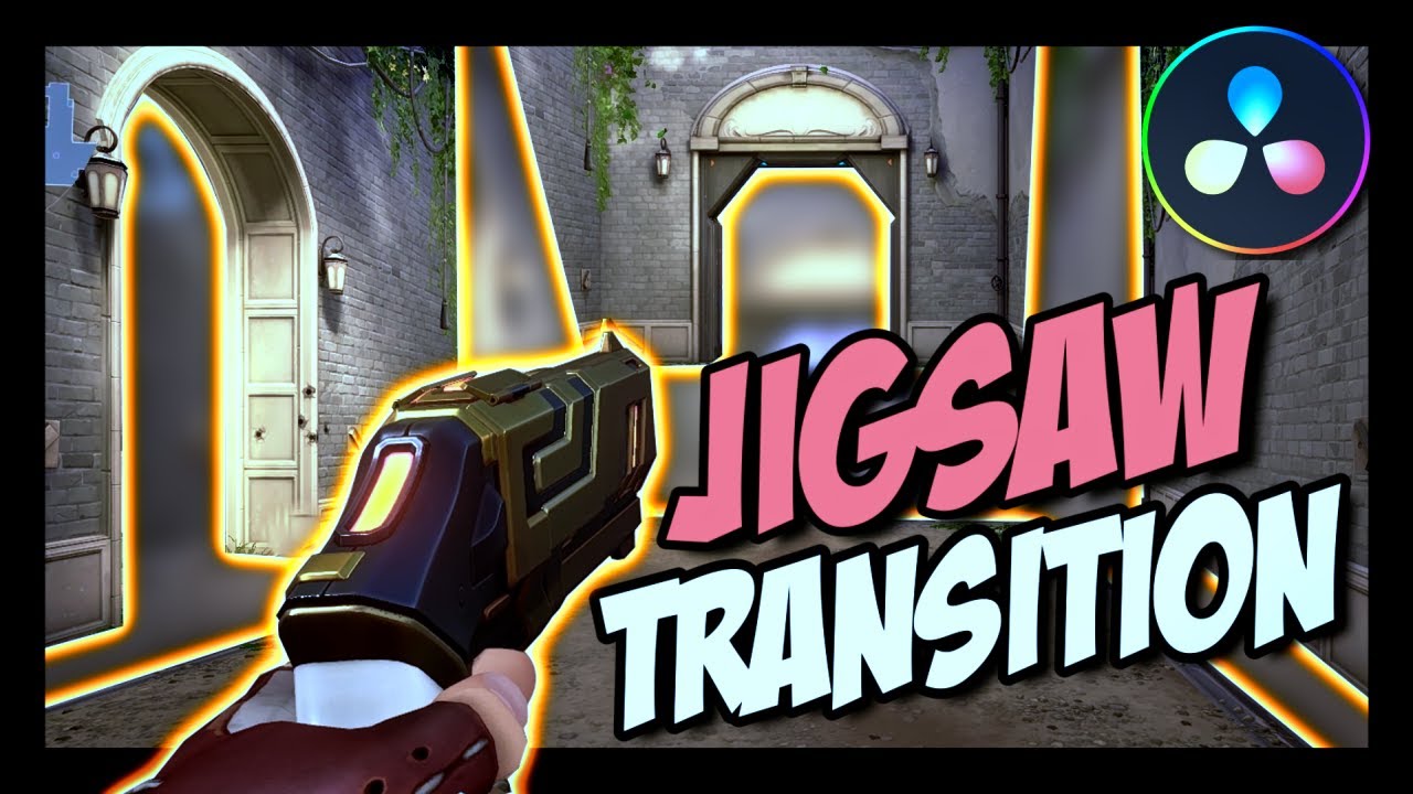 Jigsaw Transition (UPDATED) Noob to Pro #davinciresolve #valorant - YouTube