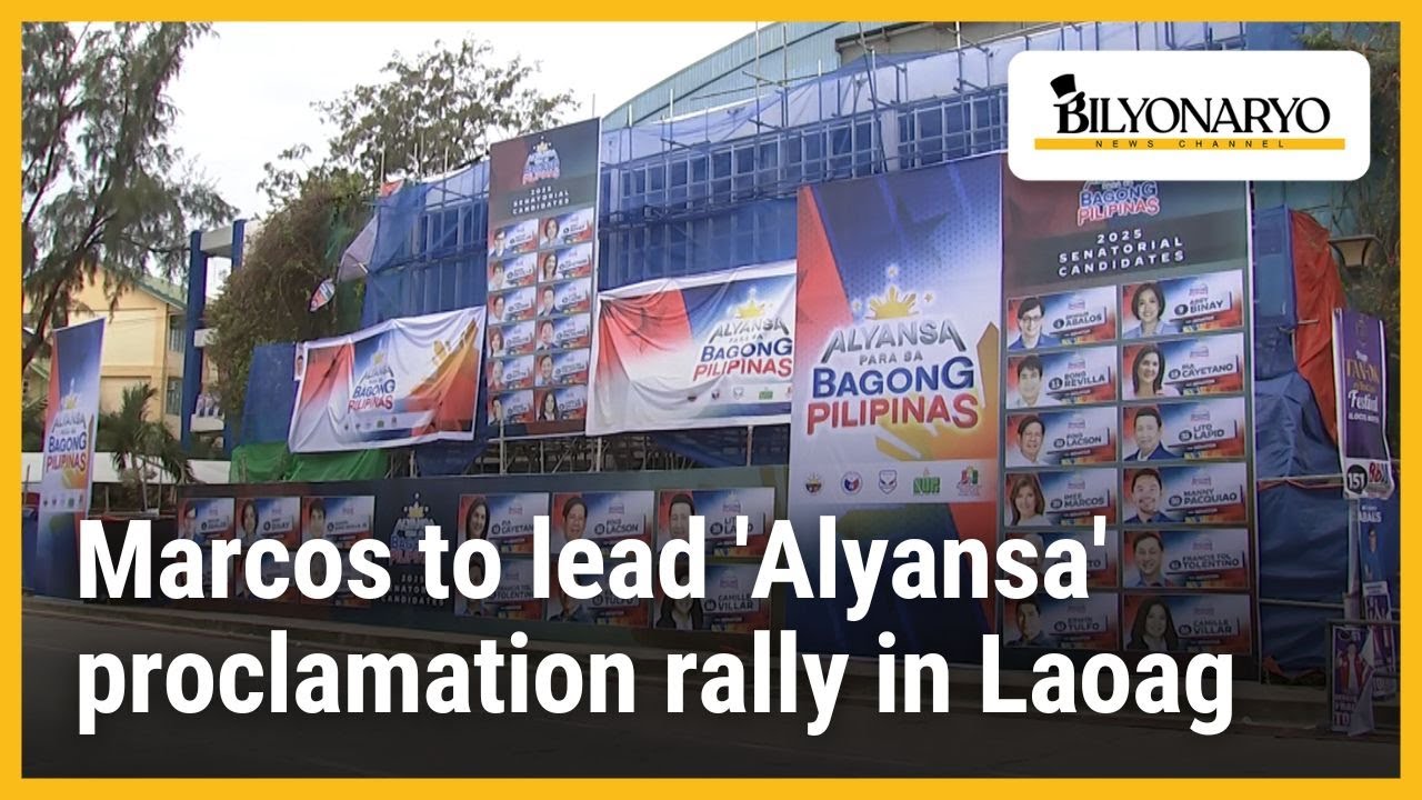 Marcos to lead 'Alyansa' proclamation rally in Laoag | Newsfeed@Noon ...