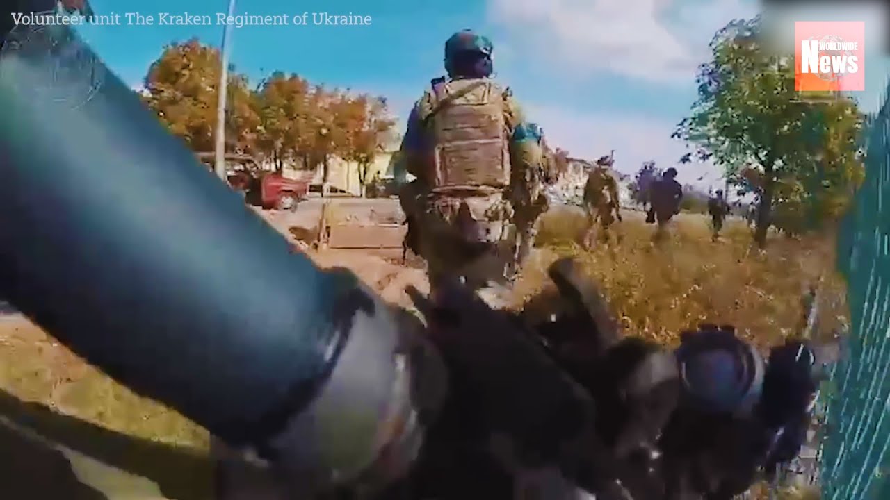 UKRAINIAN KRAKEN unit liberates Kupyansk in KHARKIV Oblast from the ...
