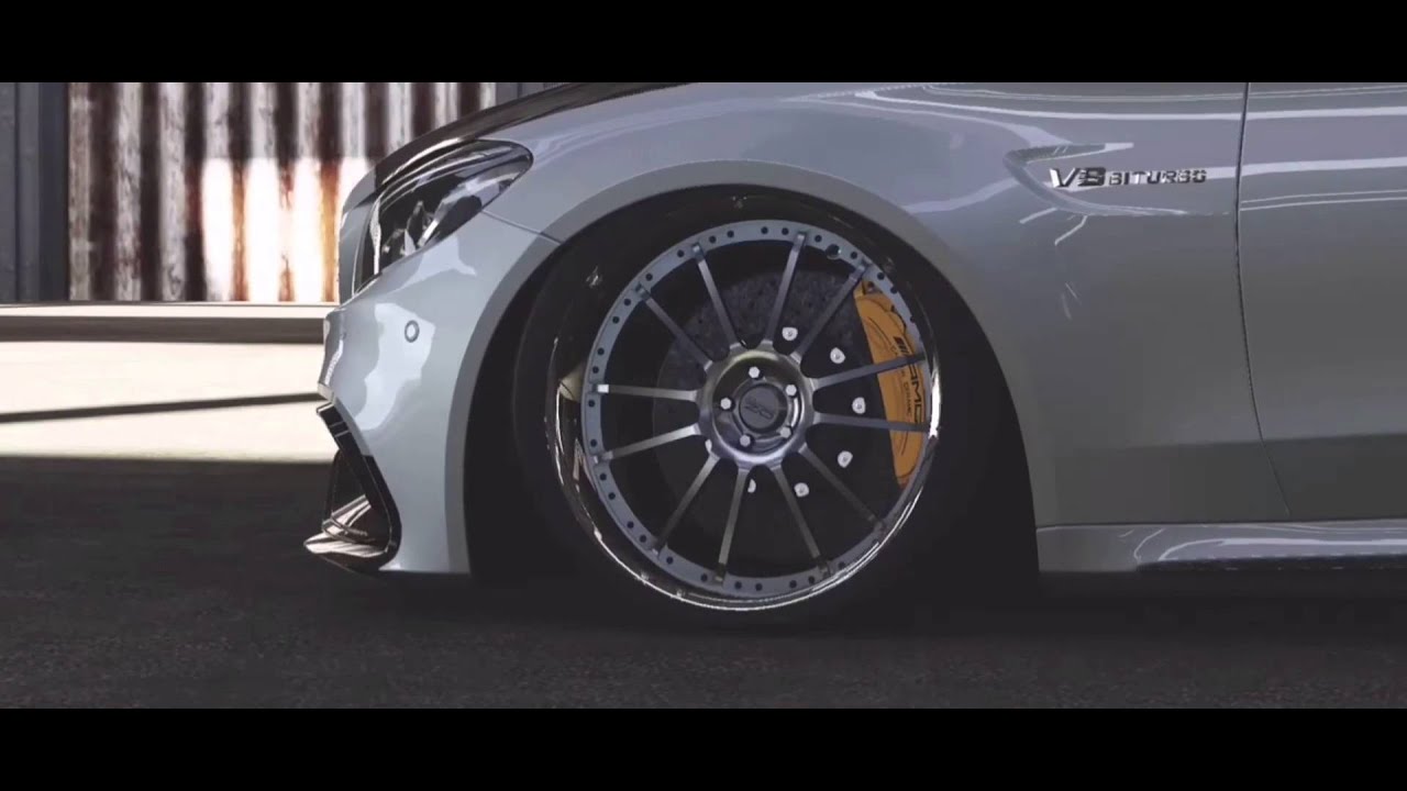 Lowered 2016 Mercedes AMG C63s COUPE - YouTube