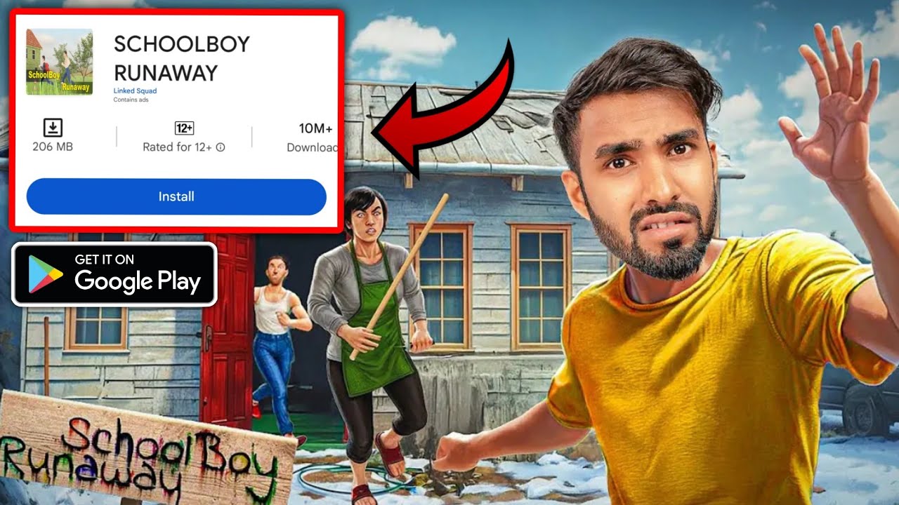 SCHOOLBOY RUNAWAY MOBILE GAME! SCHOOLBOY RUNAWAY GAMEPLAY /DOWNLOAD ...