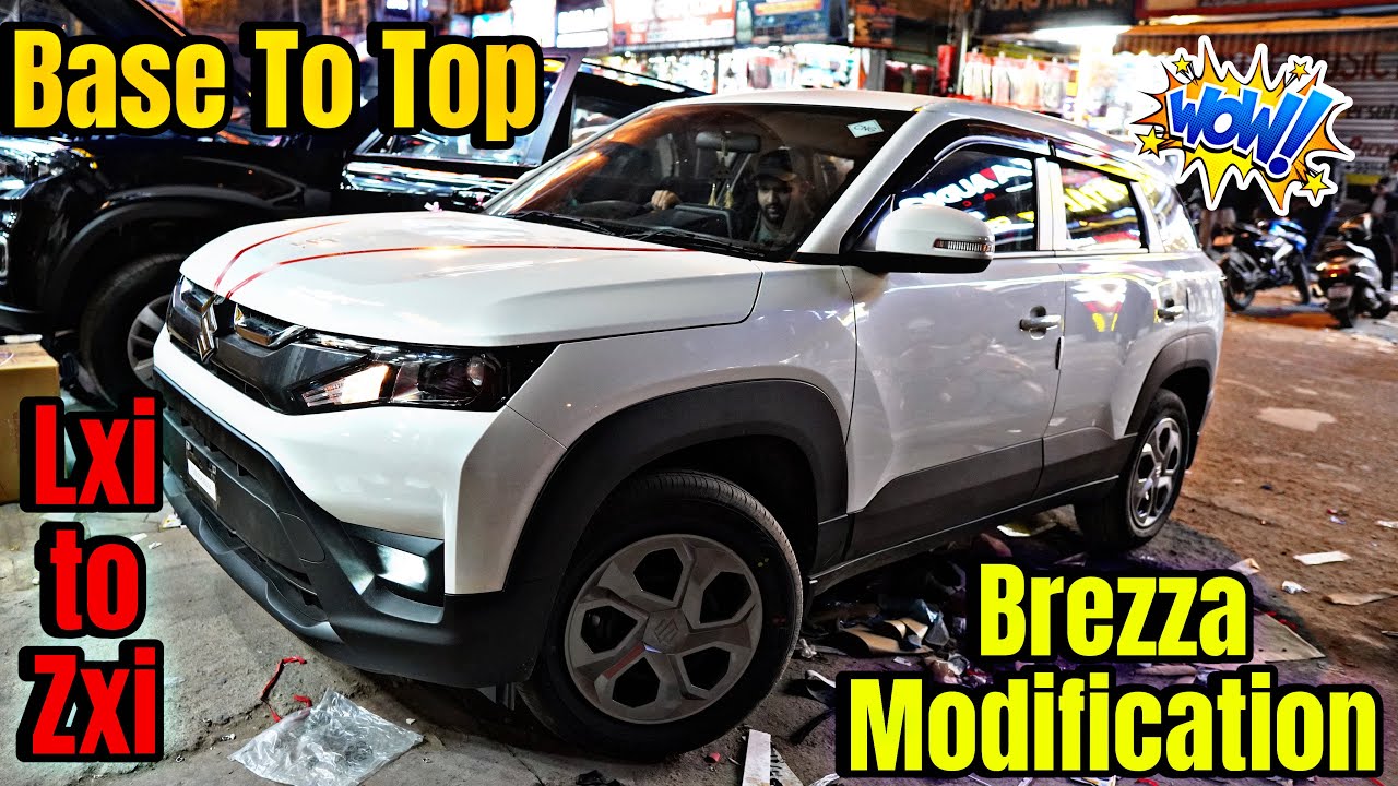 Best Modified Brezza lxi Fully Modified Brezza | Interior Modification ...