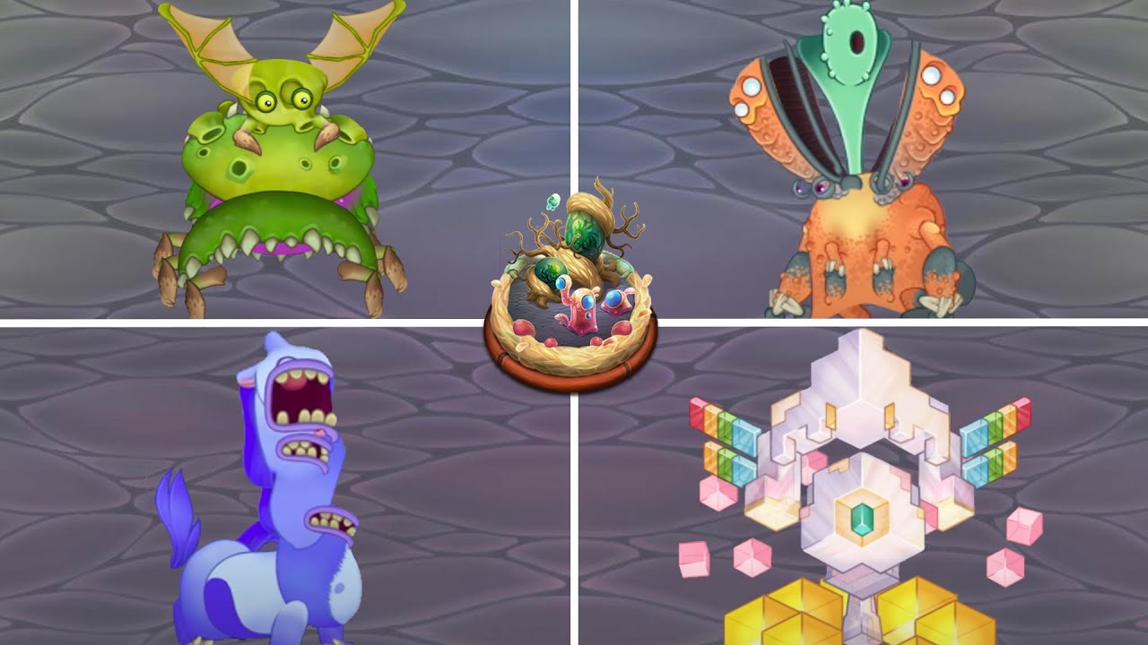 ALL inverted Monsters Ethereal Workshop | My Singing Monsters - YouTube
