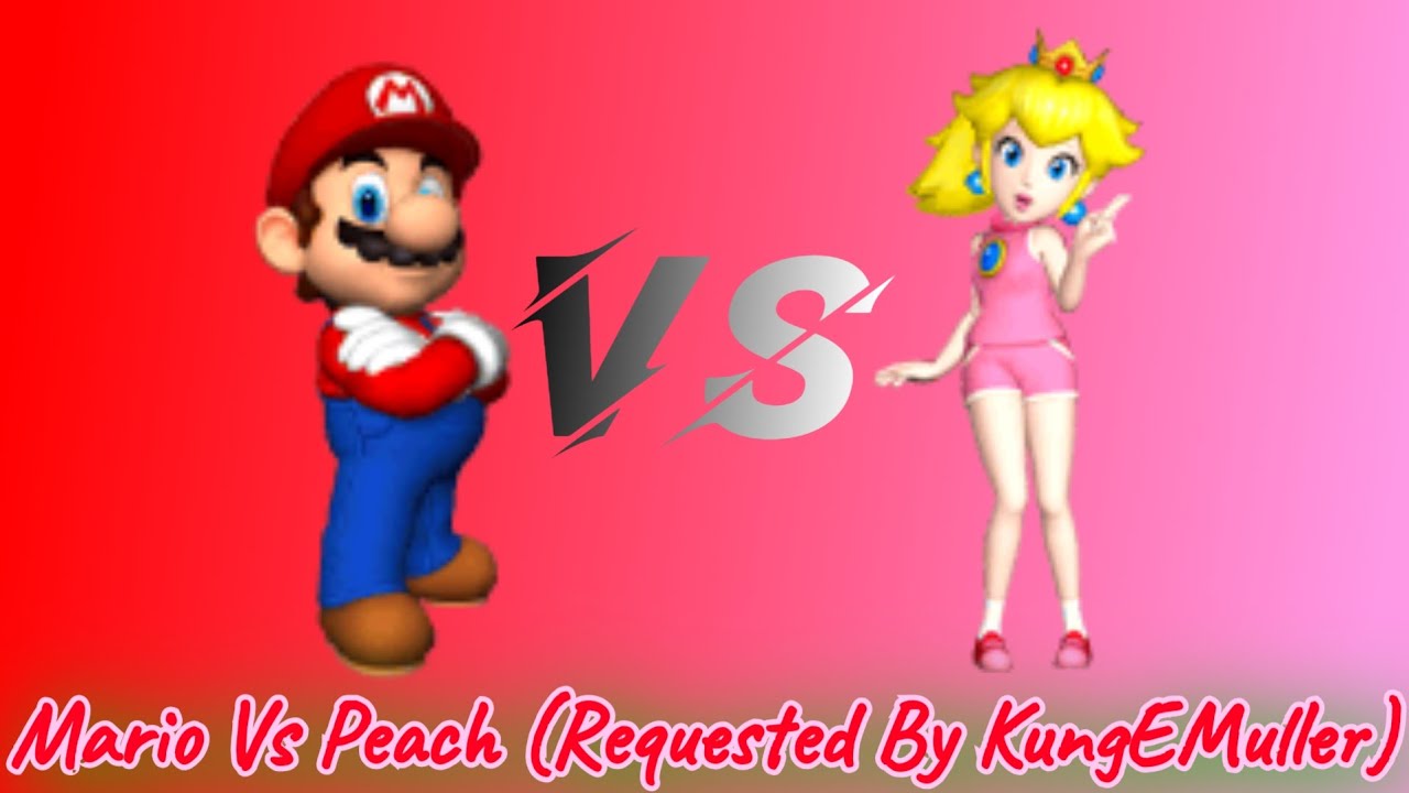 Mario Vs Peach In Mario Super Sluggers (Requested By @KungEMuller ...