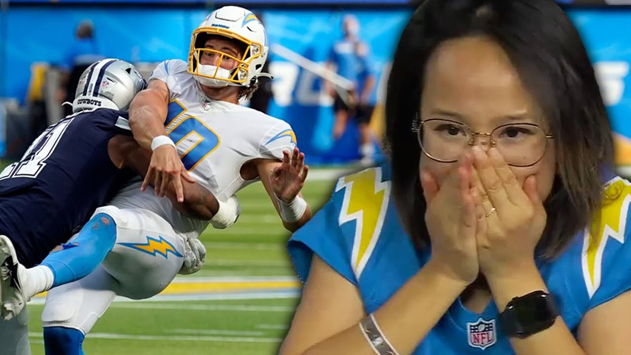 Was she a plant? Chargers fan Merrianne Do goes viral | NFL News - YouTube