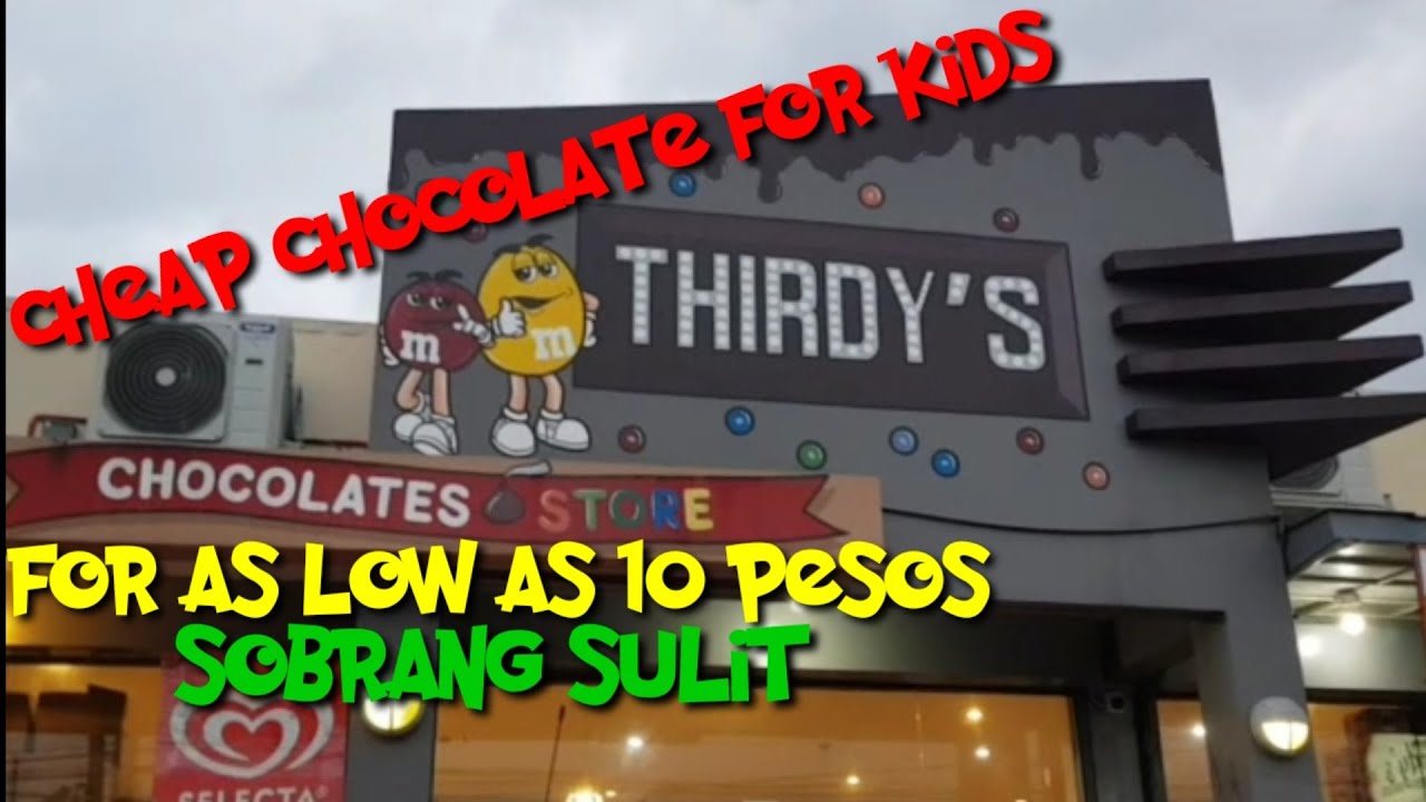 Thirdy's Chocolate Store - YouTube