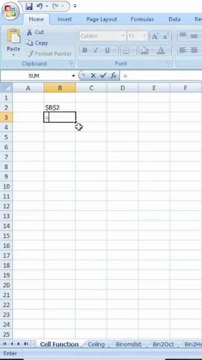 Cell Function in excel | Cell Formula in excel - YouTube