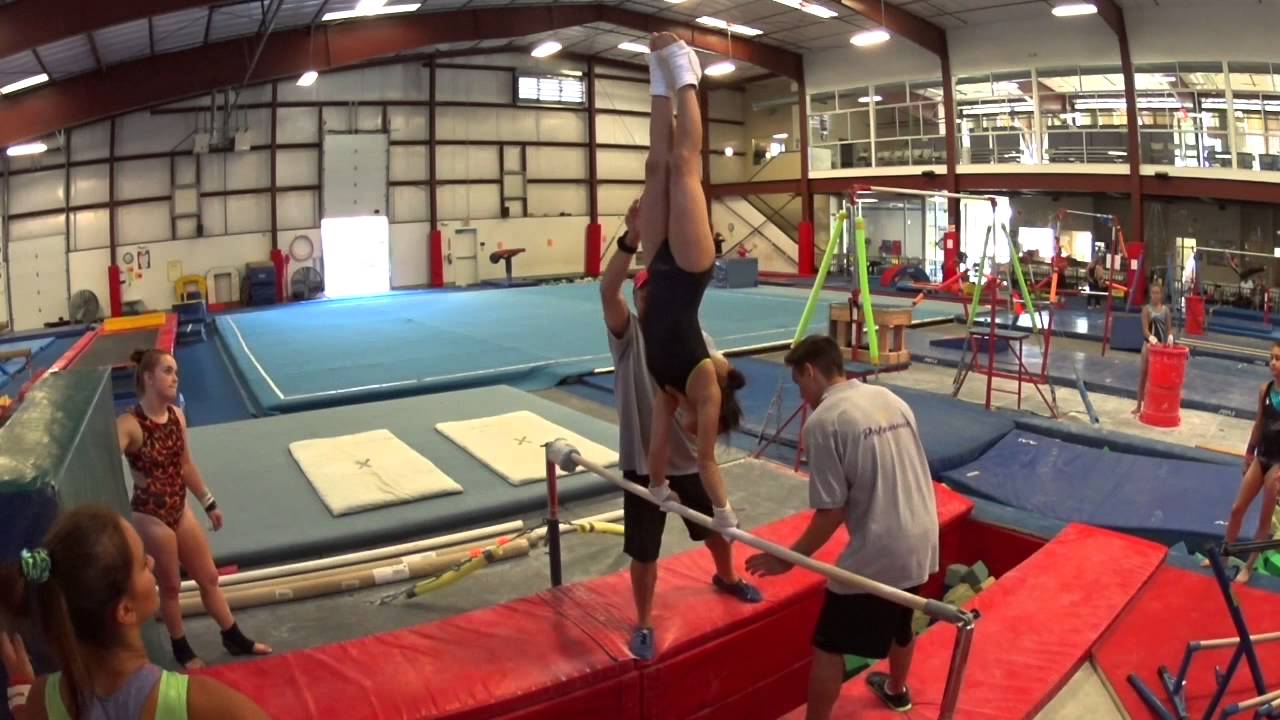 Gymnastics fails bloopers splats - YouTube
