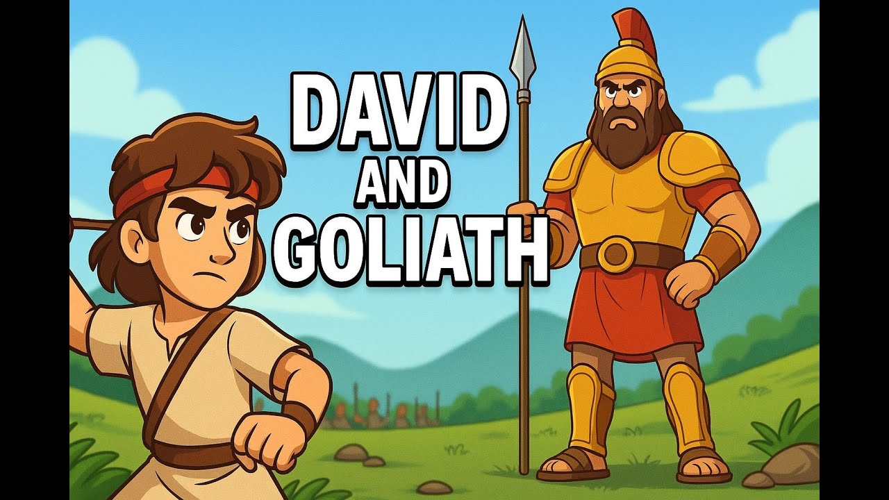 David vs Goliath – Bible Story | God Gives Courage! - YouTube