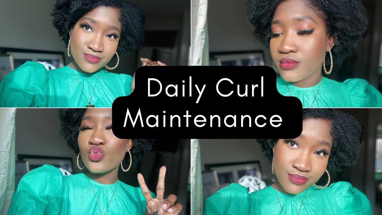 HOW TO MAINTAIN YOUR CURL DEFINITION || DAILY CURL REFRESHER - YouTube
