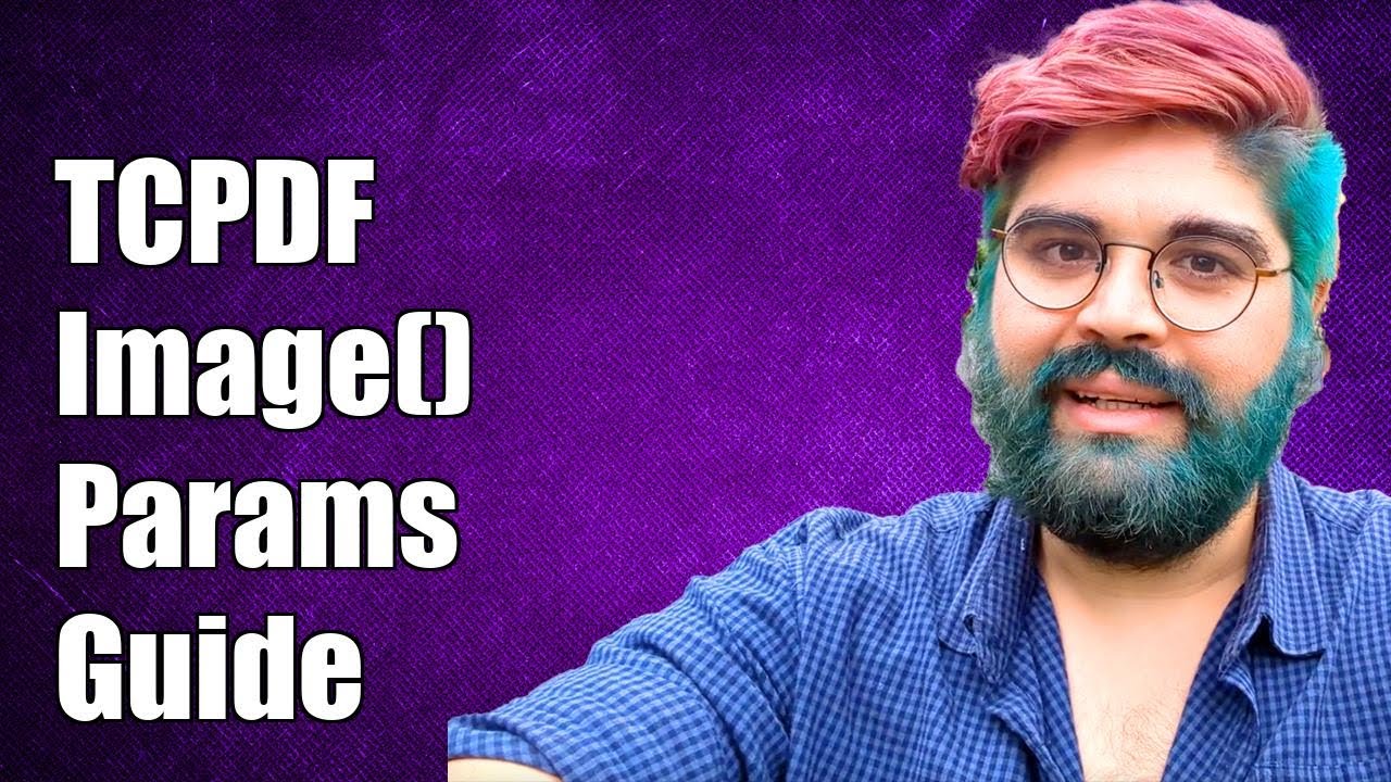 Understanding TCPDF Image() Parameters: A Comprehensive Guide - YouTube