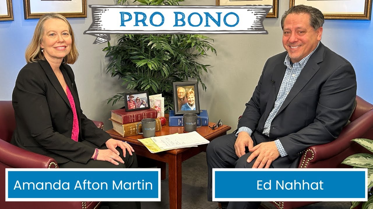 Pro Bono With Ed Nahhat Episode 04 - Amanda Afton Martin - YouTube