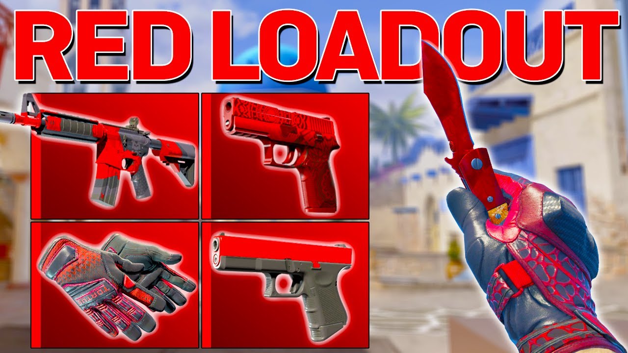 This BUDGET RED Themed CS2 Loadout is INSANE! (Cheap & Expensive) - YouTube