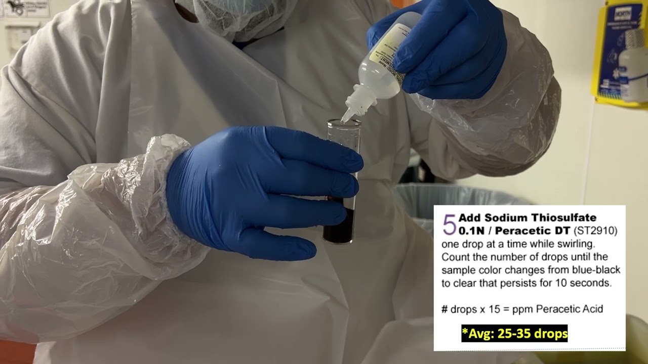 Perox & Quat Pre Op Testing - YouTube
