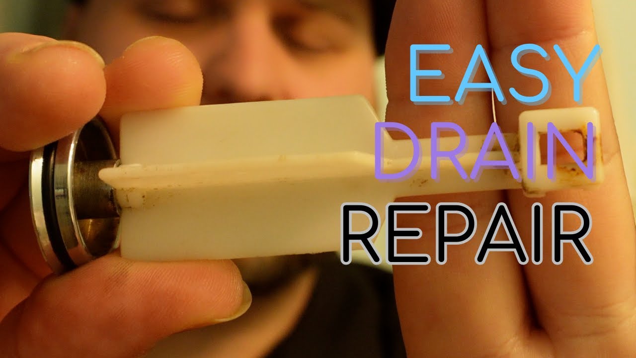 Bathroom Sink Plug-Easy Repair - YouTube