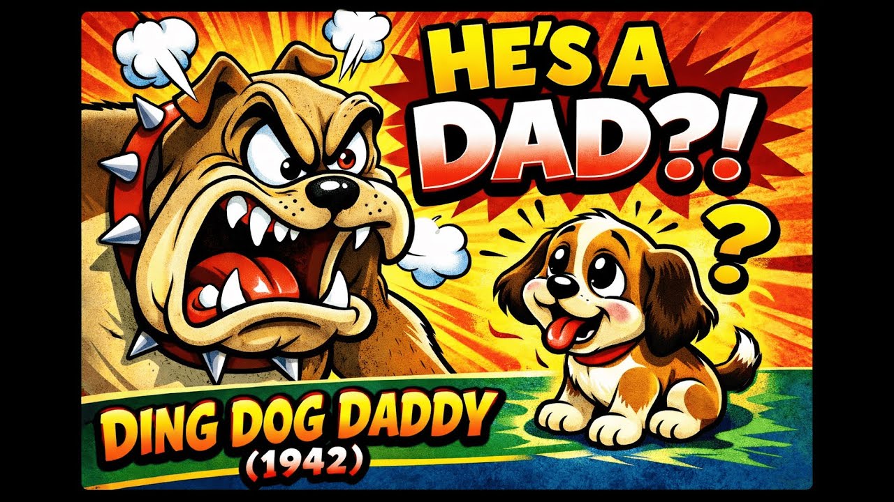😱 This Tough Bulldog Becomes a Dad?! | Ding Dog Daddy (1942) | Classic ...