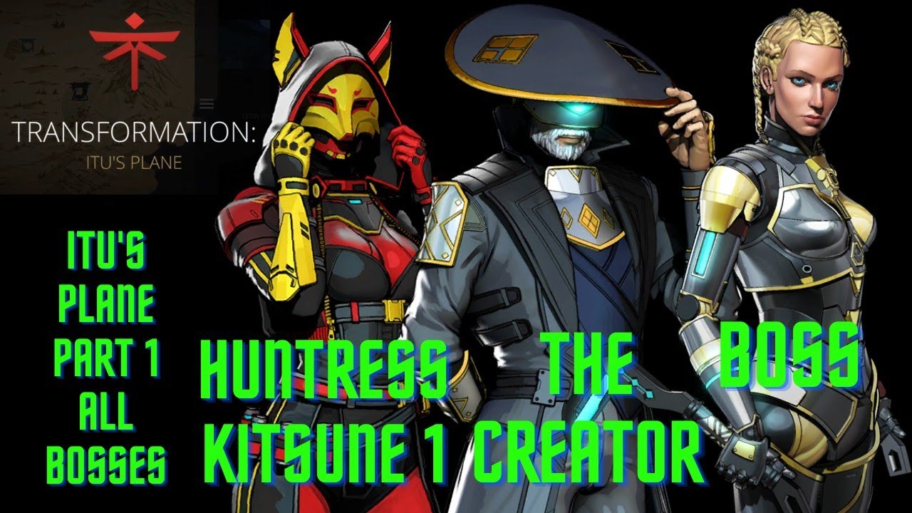 Shadow Fight 3 Itu's Plane Part 1 All Bosses - Huntress Kitsune 1 , The ...