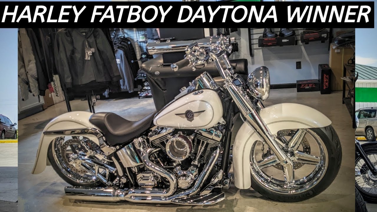 Show Stopping Custom 04 H-D Fatboy. The Details are Amazing! - YouTube