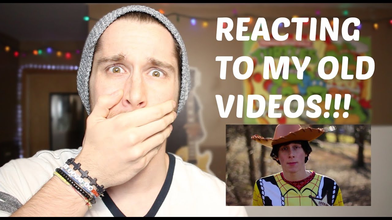 Reacting To My Old Videos Youtube