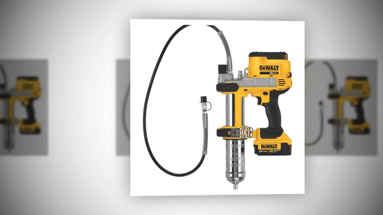 DEWALT DCGG571M1 20V MAX Cordless Grease Gun - YouTube