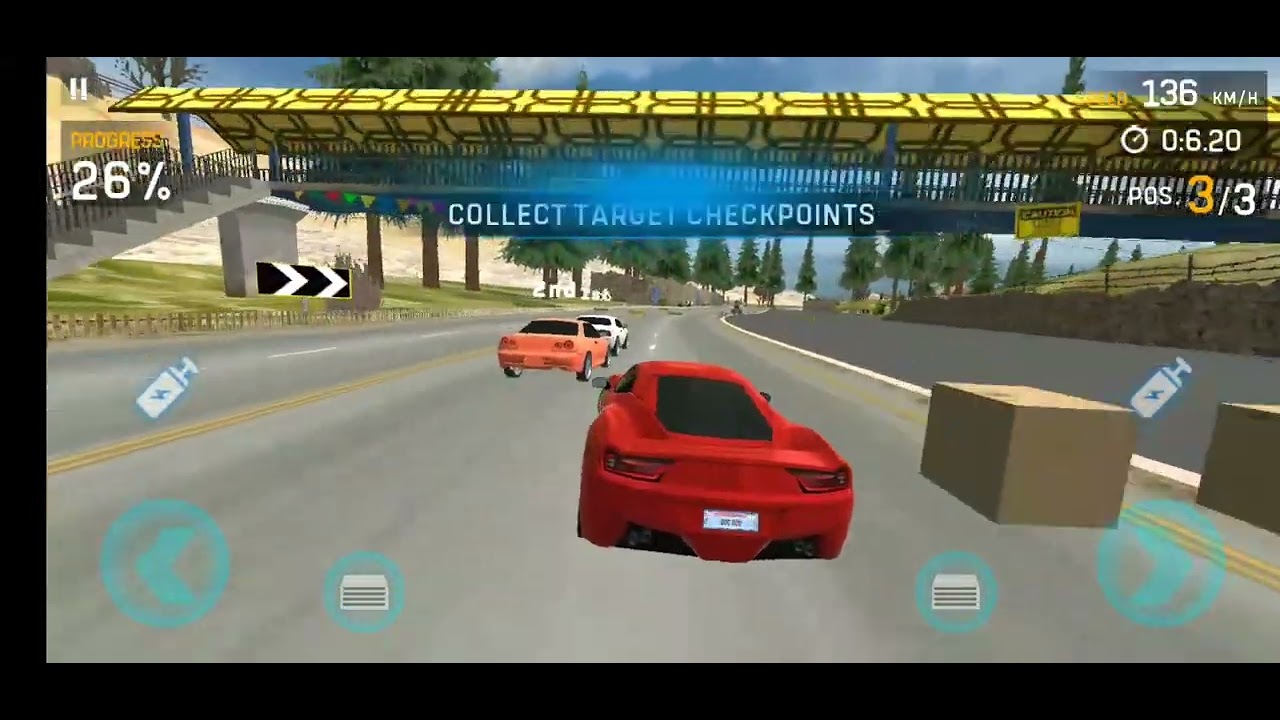 Turbo draft car racing chapter 2 level 8/ Heavy driver/ Full speed car ...