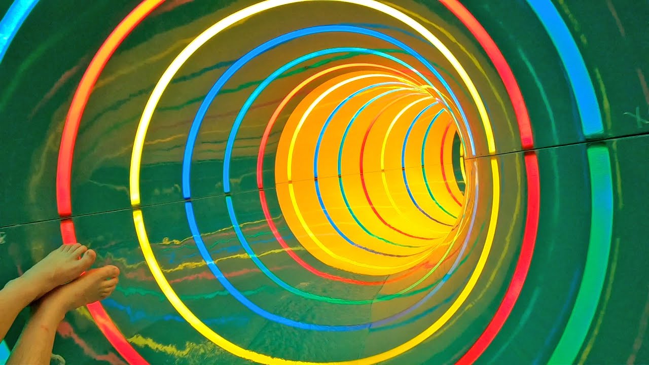 LONG Inner Tube Slide at The Big Banana Fun Park Australia - YouTube