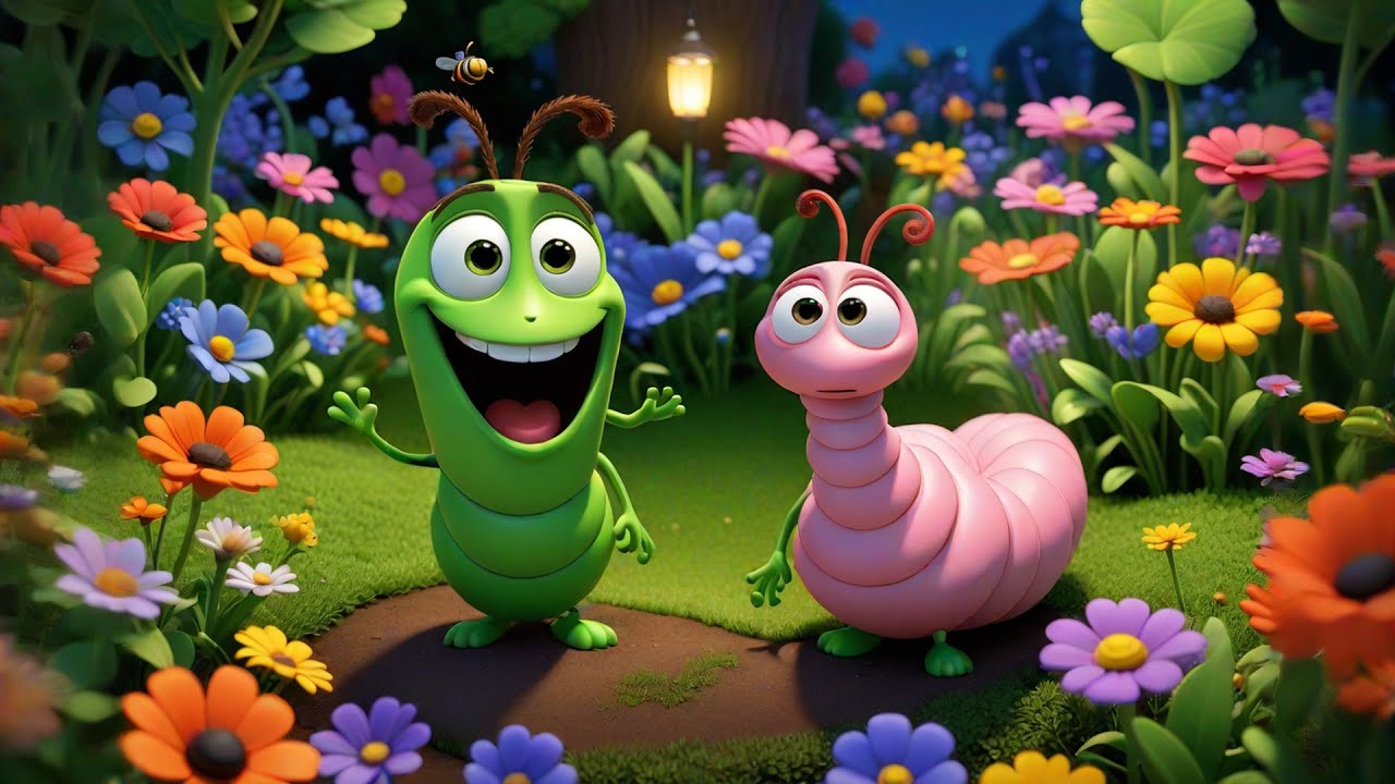 Wiggle Wiggle Song with Worms | Fun Kids Song | Nursery Rhyme for ...