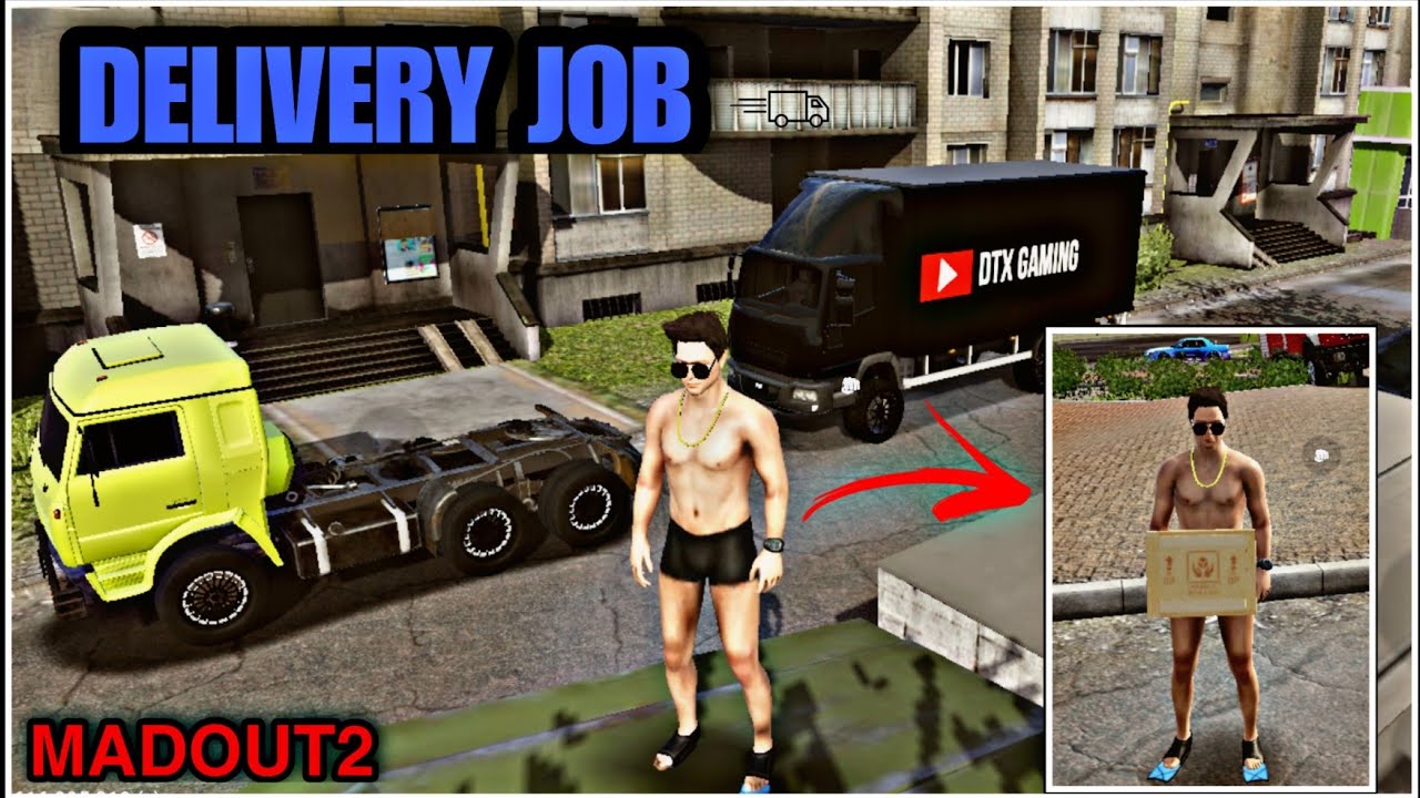 CURIOR DELIVERY JOB📦 IN MADOUT2 🌆 #madout2 || - YouTube