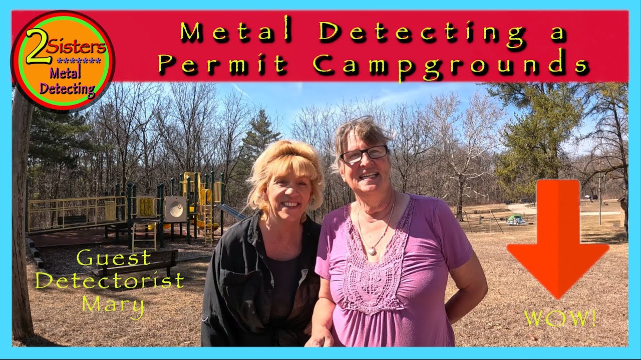 Metal Detecting a Permit Campgrounds - Old Coins & Relics - YouTube