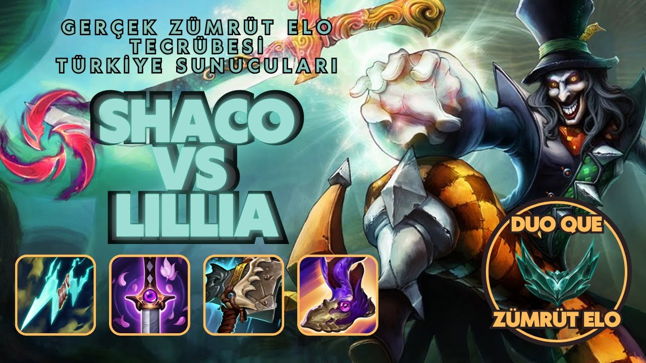 Zümrüt Elo Duo / Shaco vs Lillia karşılaşması / Bölüm: 93 - YouTube