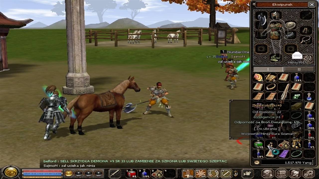 Metin2 PL Wojo body 41lv ninja 23lv na sell na allegro link w opisie ...