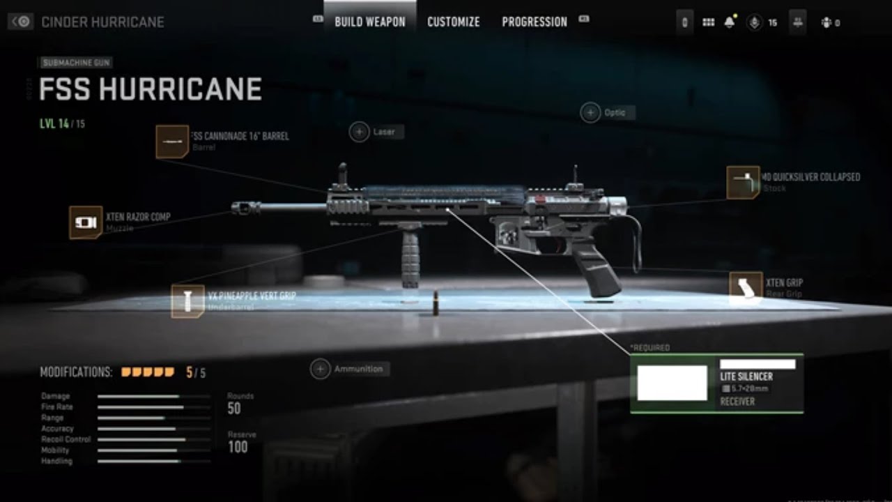 CINDER HURRICANE SMG Call of Duty: Modern Warfare 2 (BETA) - YouTube