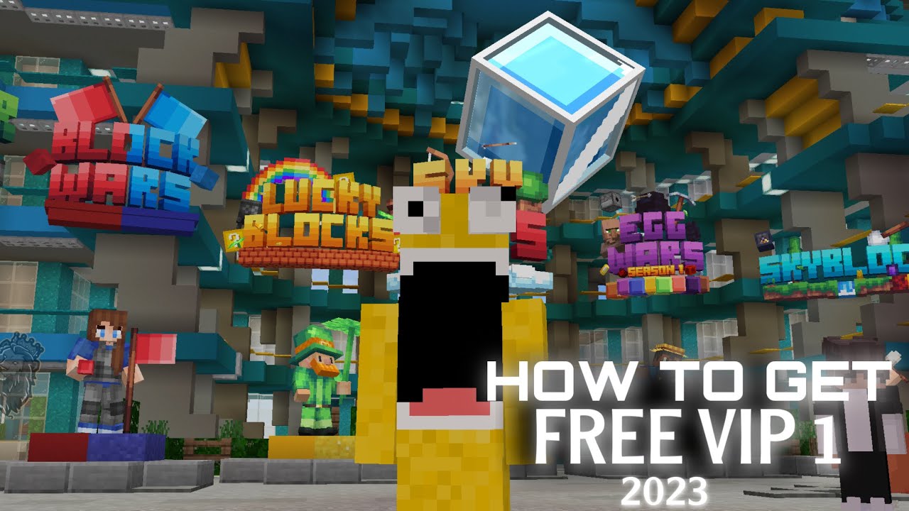 Minecraft CubeCraft how to get free vip 2023 - YouTube