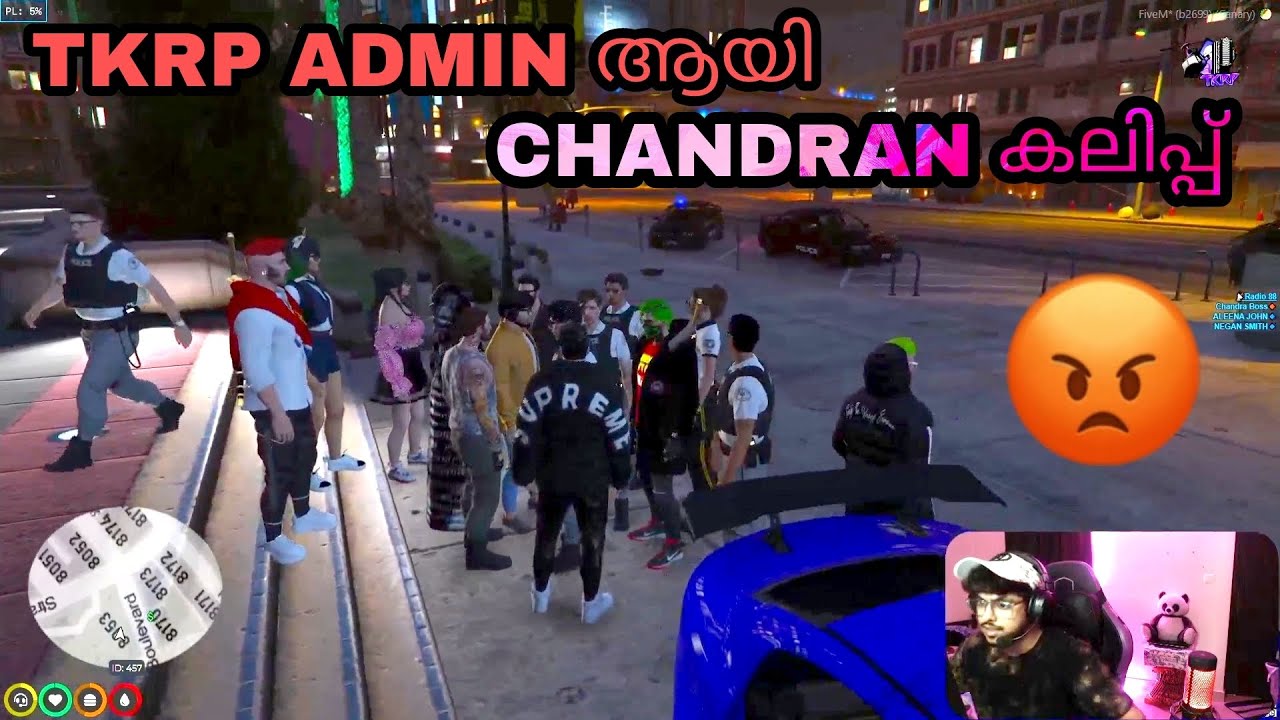 TKRP ADMIN ആയി CHANDRAN കലിപ്പ് 😡 #dreamergaming #eaglegaming #tva # ...