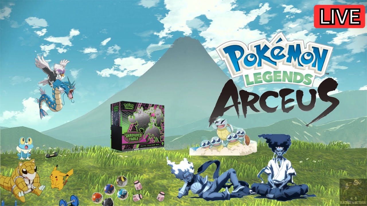 🔴 🔥 LIVE! Pokémon Legends Arceus Playthrough + Shrouded Fable ETB ...
