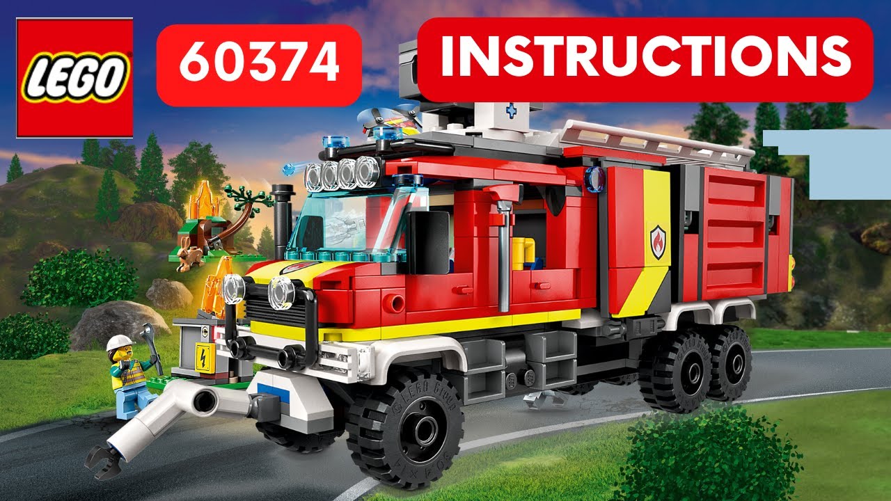 LEGO 60374 Fire Command Unit Building instructions - EGO® City (Book 3 ...