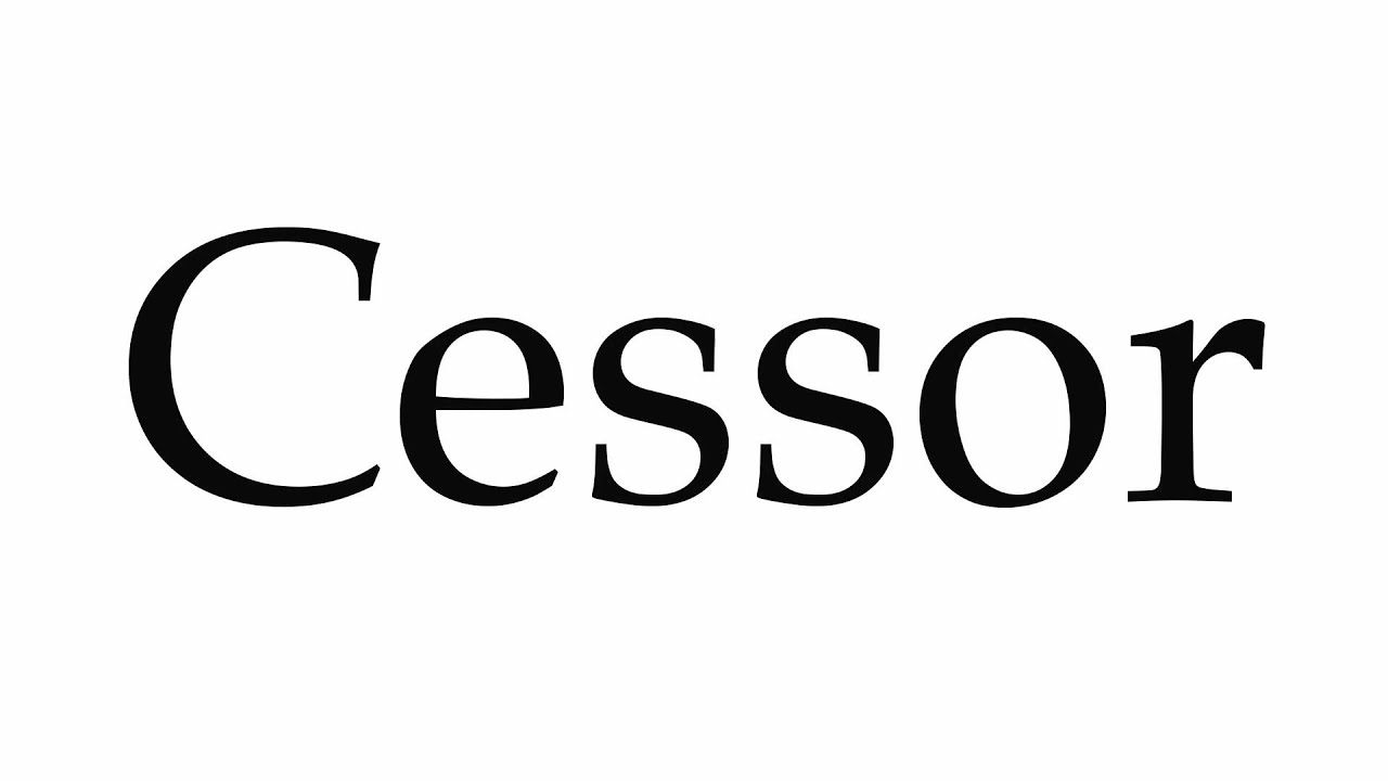 How to Pronounce Cessor - YouTube