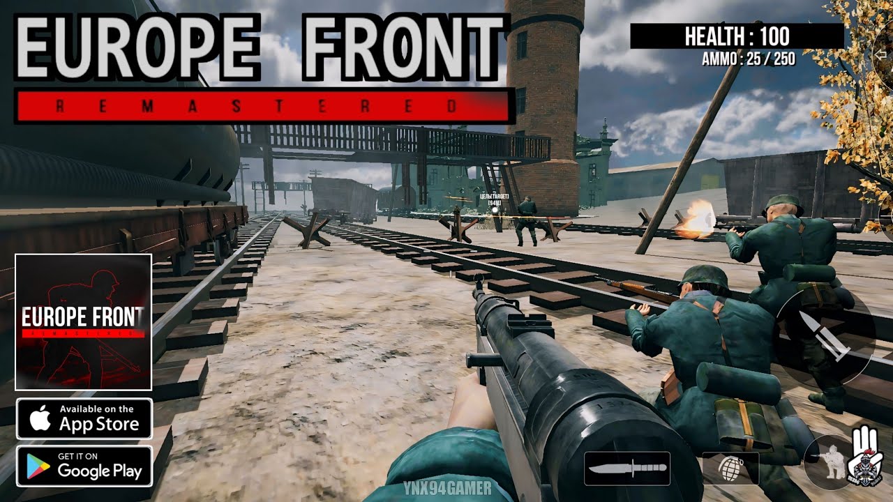 Europe Front: Remastered Gameplay Android - YouTube