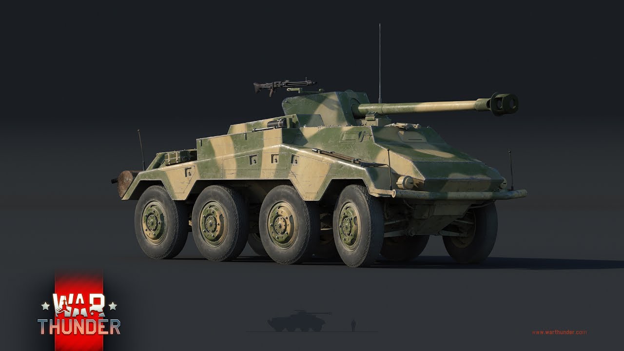 War Thunder - Upcoming Content - Sd.Kfz.234/4 Pakwagen (German Tier II ...
