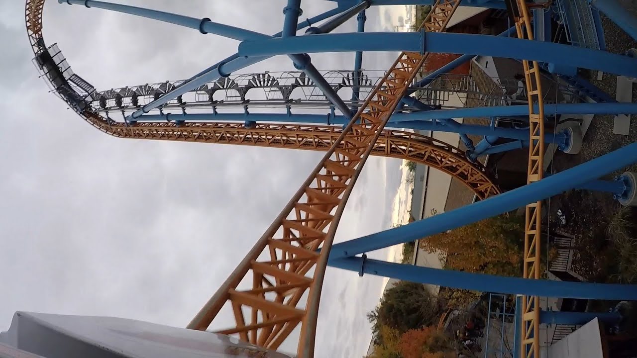 Hersheypark Fahrenheit POV HD GoPro Hero4 2014 Roller Coaster On-Ride ...
