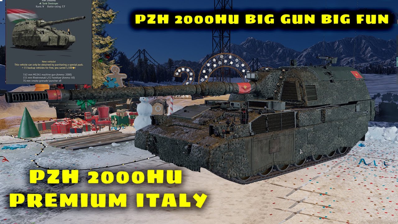 PzH 2000HU Italy Big Gun Big Fun | PzH 2000HU Pháo tự hành Premium của Italy - YouTube