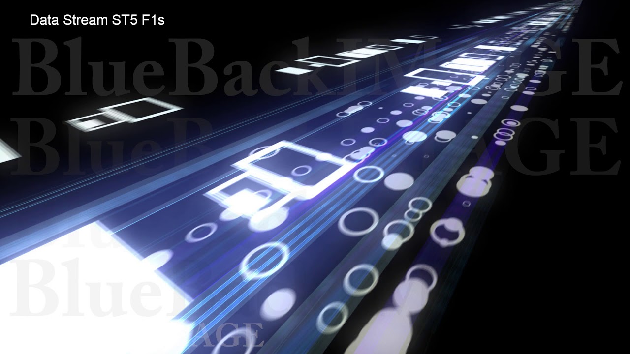 映像素材 動画素材 データ ストリーム デジタル 情報 流れ ネットワーク テクノロジー Data Stream ST5 F1s - YouTube
