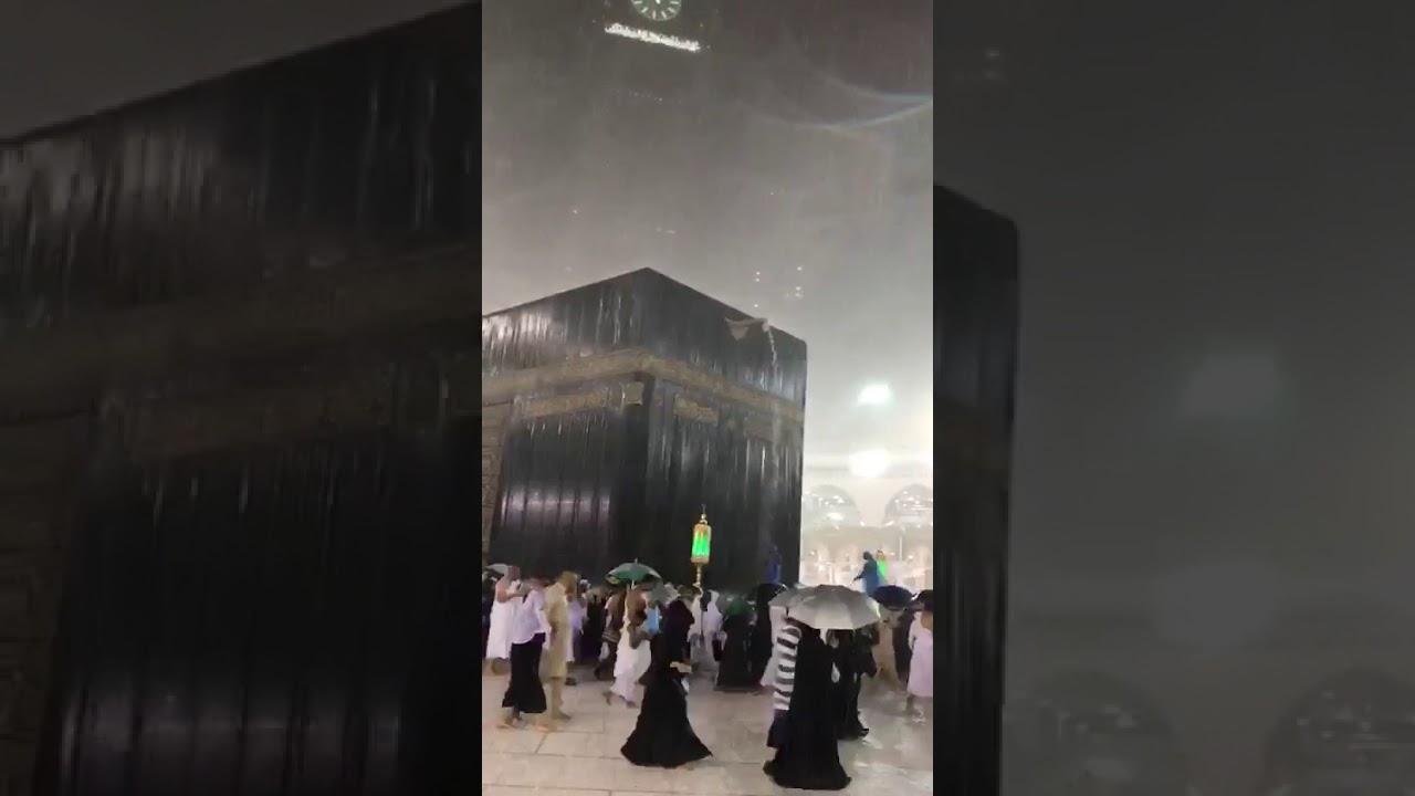 mecca {snowfall rain at mecca on 10.4.2018 - YouTube