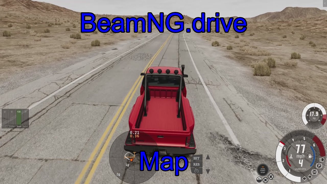 Las Colinas de Vapor - Exploring the Desert Valley | BeamNG.drive Map ...