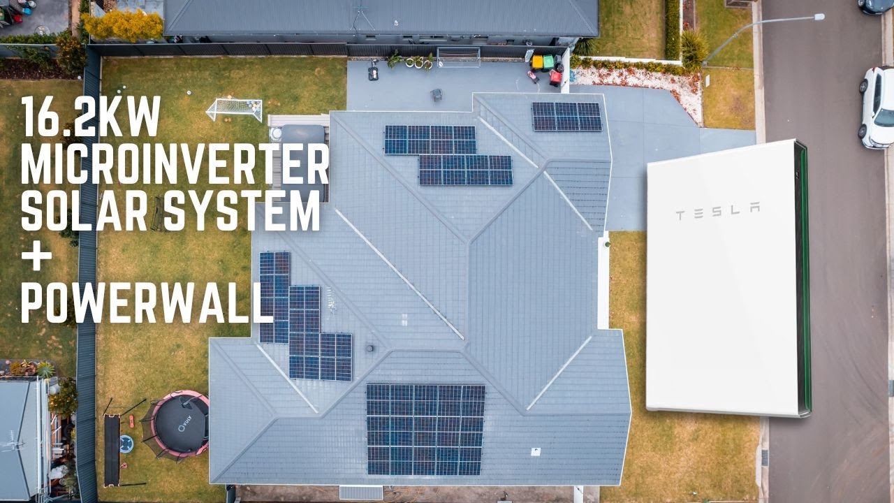 Solar and Battery Install | 36 Panels and Tesla Powerwall - YouTube