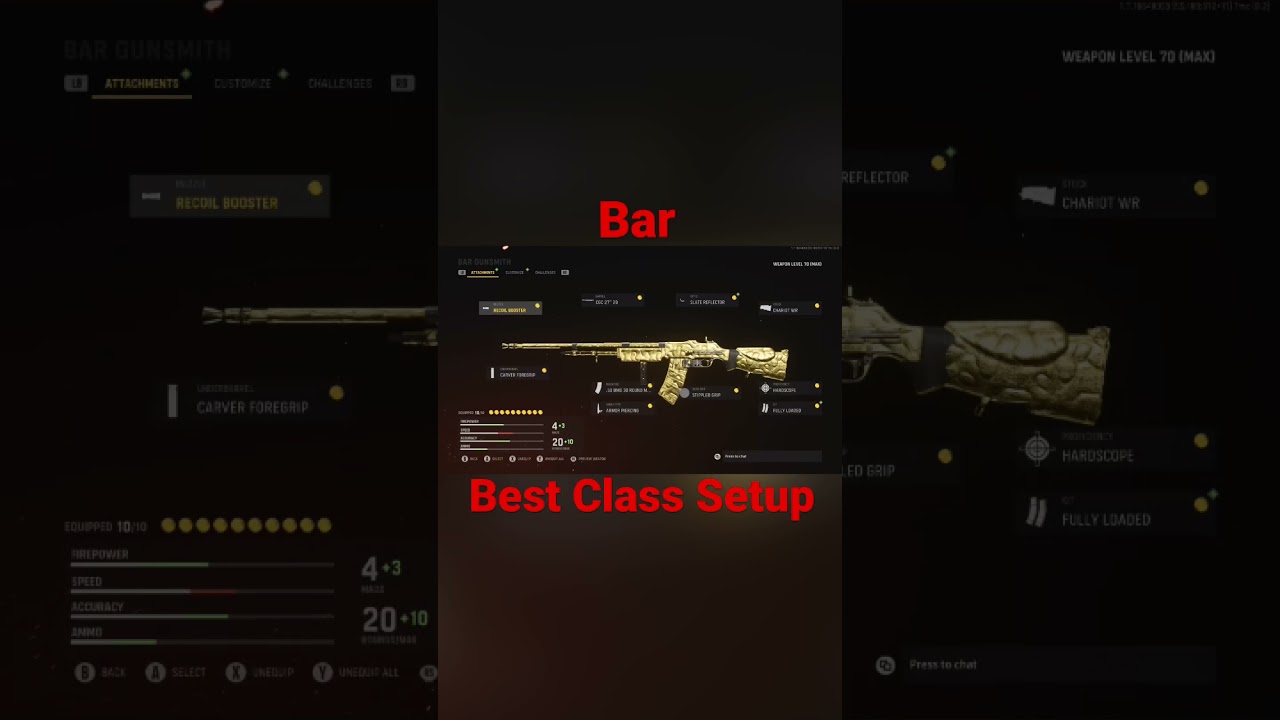 Call of Duty: Vanguard - Bar Best Class Setup - YouTube