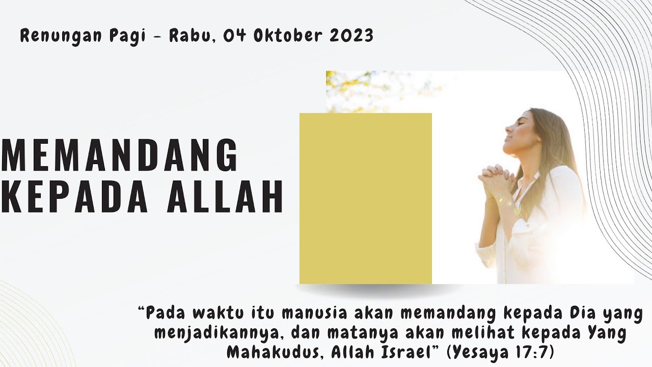 MEMANDANG KEPADA ALLAH - YouTube
