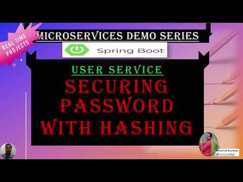 #22.4 Hashing Password with Argon2 Algorithm | User Service - YouTube